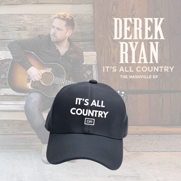 It's All Country Baseball Cap - Derek Ryan Music